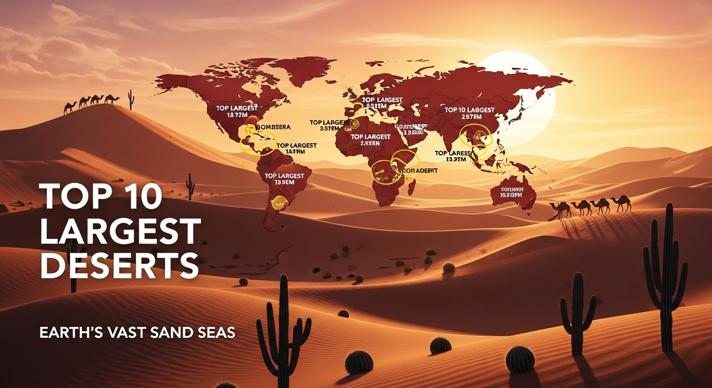 Top 10 Largest Deserts in the World by Area | Top10Lists.net