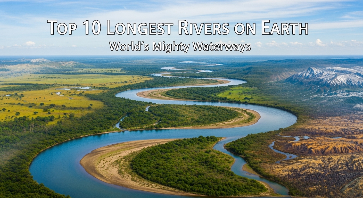 Top 10 Longest Rivers on Earth by Length | Top10Lists.net